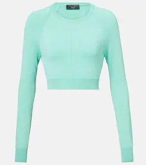 Dolce & Gabbana Cropped Sweater - Green