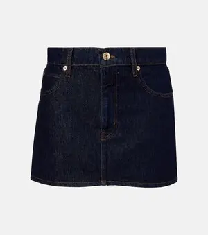 FRAME Denim Miniskirt - Blue