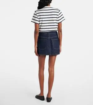 FRAME Denim Miniskirt - Blue