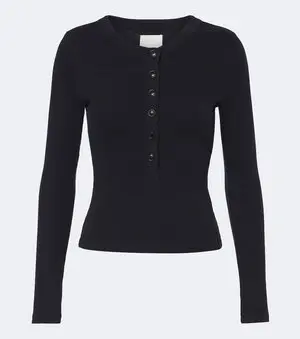 Citizens Of Humanity Varra Henley Shirt - Blue
