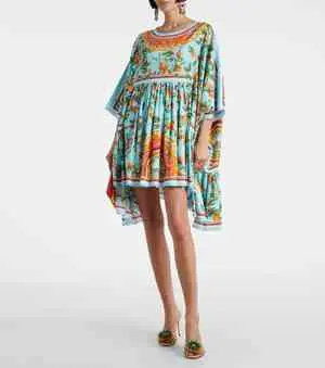 Dolce & Gabbana Printed Cotton Kaftan