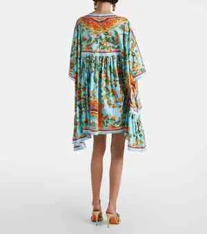 Dolce & Gabbana Printed Cotton Kaftan