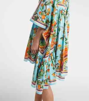 Dolce & Gabbana Printed Cotton Kaftan