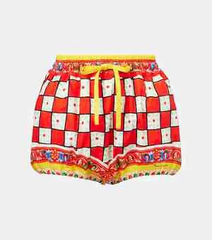Dolce & Gabbana Printed Cotton Shorts