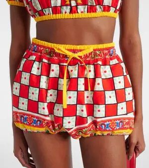 Dolce & Gabbana Printed Cotton Shorts