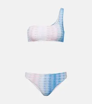 Missoni Zigzag Ombré Lamé Bikini - Blue