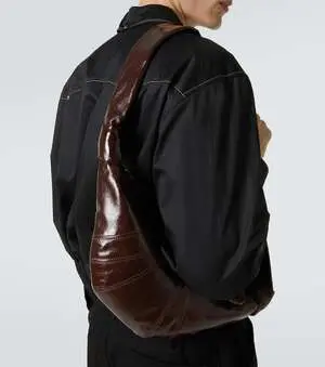 LEMAIRE Croissant Small Canvas Shoulder Bag