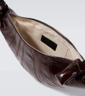LEMAIRE Croissant Small Canvas Shoulder Bag