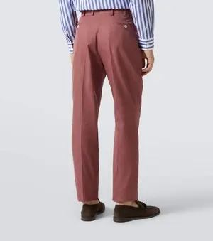 Dunhill Cotton Straight Trousers