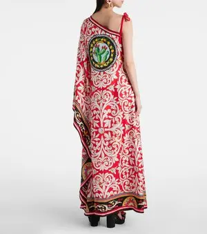 Dolce & Gabbana Printed Silk Kaftan