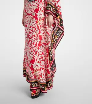 Dolce & Gabbana Printed Silk Kaftan