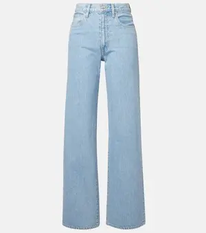 SLVRLAKE Grace High-rise Wide-leg Jeans - Blue