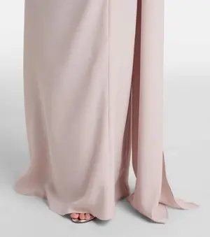 MARMAR HALIM Draped Silk Gown