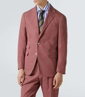 Dunhill Cavendish Cotton Blazer - Red
