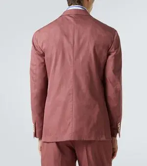 Dunhill Cavendish Cotton Blazer - Red