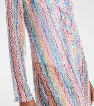 Missoni Zigzag Semi-sheer Beach Cover-up