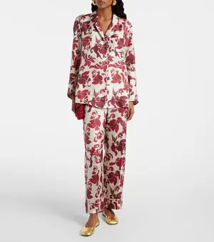 Max Mara Alan Silk Jacquard Blazer