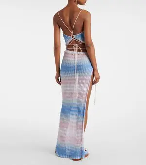 Missoni Gradient Wrap Skirt - Pink