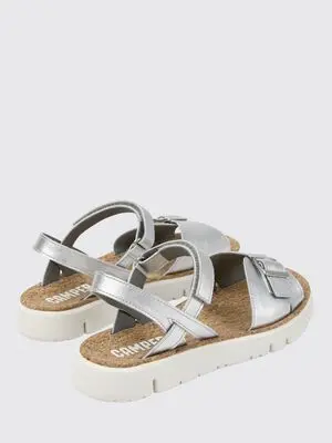 Camper Heeled Sandal - Grey