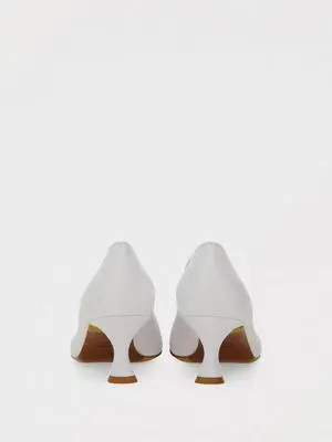Moschino Leather Pumps - White