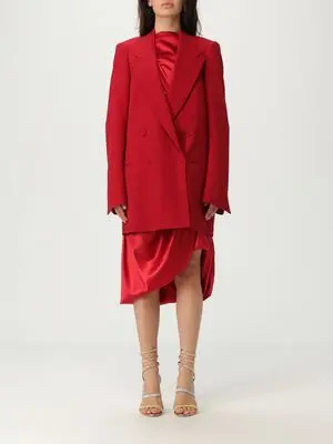 Dries Van Noten Double Breasted Jacket - Red