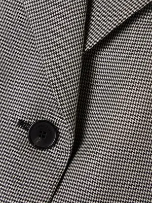 ANINE BING Sara Houndstooth Wool-blend Blazer