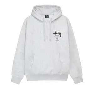 StÜssy World Tour Hoodie - Grey