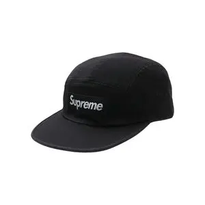 Supreme Washed Chino Twill Cap - Black