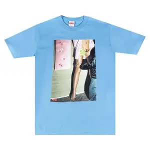 Supreme Model Tee 'light Slate - Blue