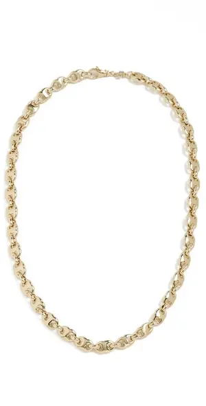 Tory Burch Delicate Gemini Link Necklace - Light Brass