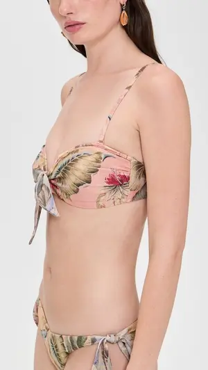 Zimmermann Coco Scarf Tie Bikini Top