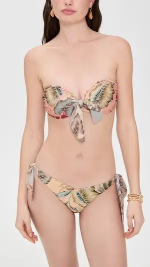 Zimmermann Coco Scarf Tie Bikini Top