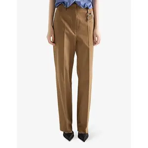 Prada Tailored Straight-leg Cotton Trousers