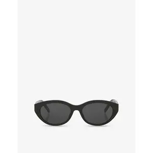 Saint Laurent Cat Eye-frame Acetate Sunglasses - Black