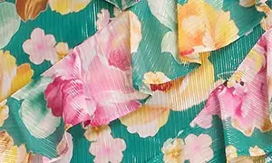 Dress The Population - Josefina Metallic Floral Gown