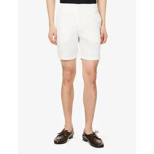 Orlebar Brown Regular-fit Cornell Linen Shorts - Sandbar