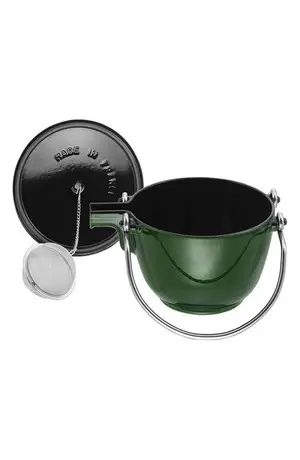 STAUB 1-quart Enameled Cast Iron Tea Kettle