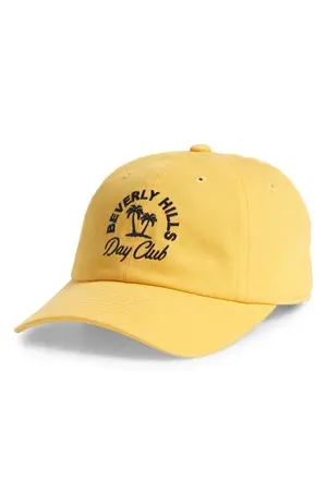 American Needle Beverly Hills Day Club Cotton Twill Baseball Cap - Bleached Sun