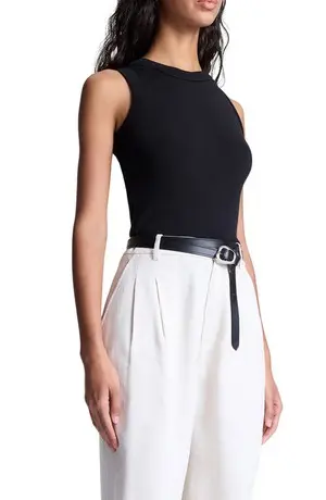 A.L.C. Hadley Cotton Tank - Black