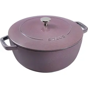 STAUB 5-quart Enameled Cast Iron Cocotte - Lilac