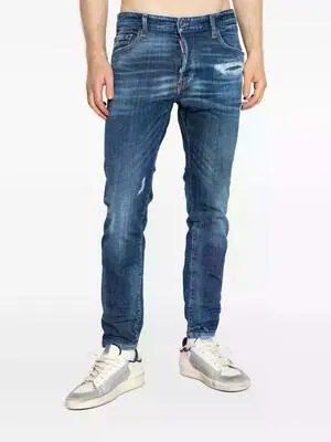 Dsquared2 Logo-tag Jeans - Blue