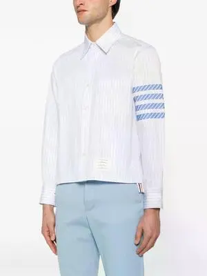 Thom Browne Striped 4-bar Shirt