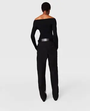 Stella McCartney Straight-neck Long-sleeve Top