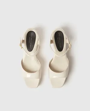 Stella McCartney Elyse Patent Platform Sandals