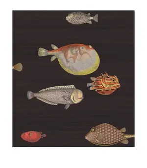 COLE & SON X Fornasetti Acquario Wallpaper Roll - Grey