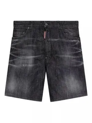 Dsquared2 Cotton Shorts - Black