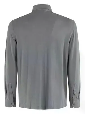 DRUMOHR Cotton Polo Shirt - Grey