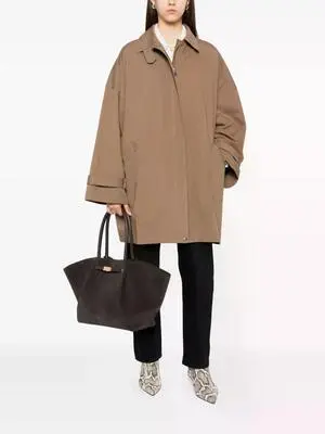 TOTEME Oversized Trench Coat - Brown