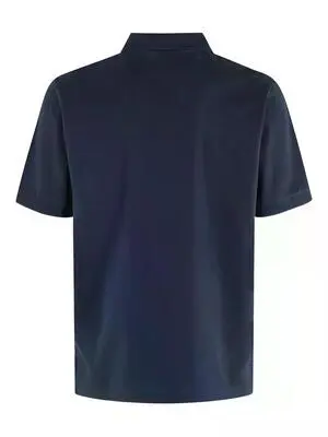 MC2 SAINT BARTH Linen Polo Shirt - Blue