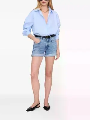 ANINE BING Heath Denim Shorts - Blue